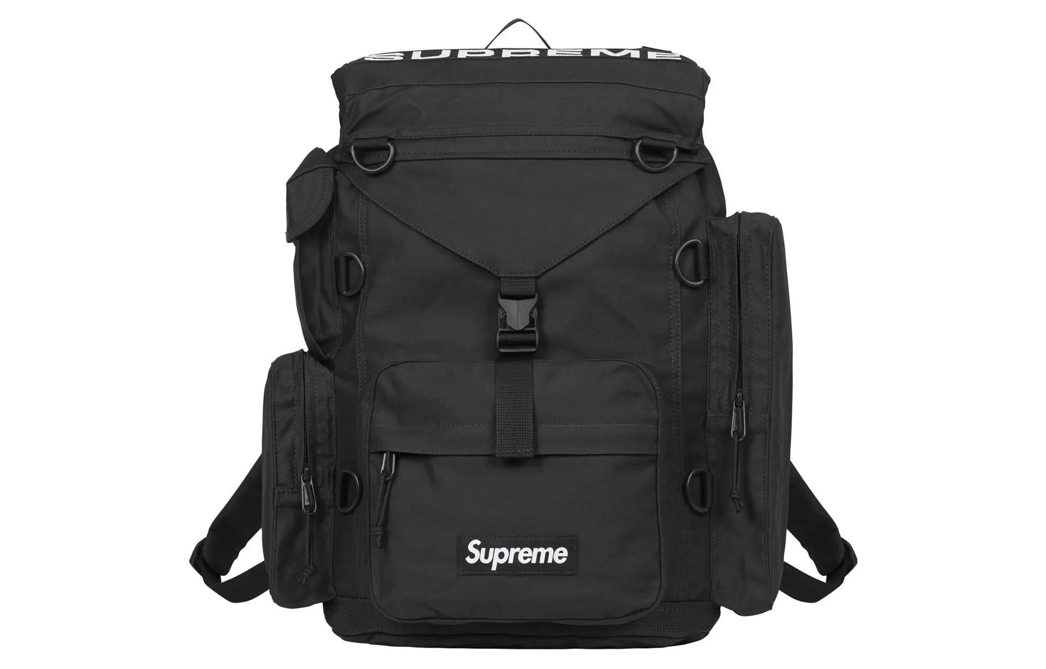 SUPREME FIELD BACKPACK BLACK - POIZON