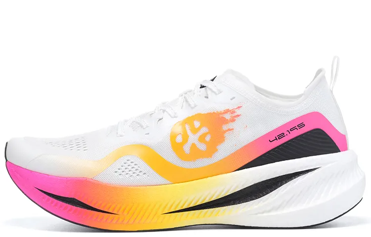 BMAI Carbon FLY Running Shoes Men Mid-top White/Blue/Pink - POIZON