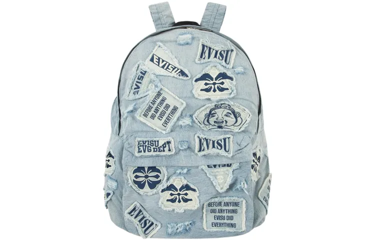EVISU Unisex Backpack - POIZON