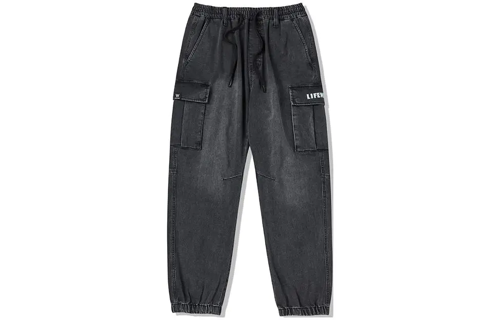 LIFEWORK HIDEAWAY Jeans Men Black - POIZON