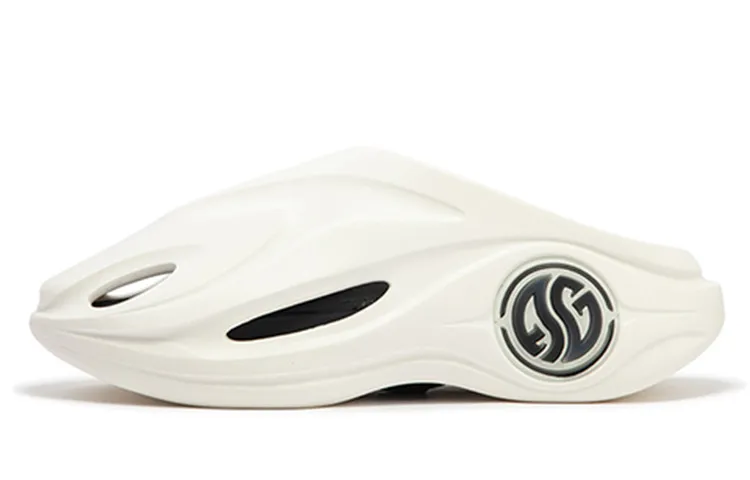 361° Whale 2 Clogs Unisex White Black - POIZON
