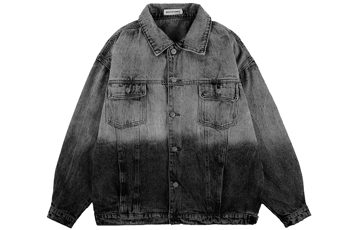 BEETLE TOWN Unisex Denim Jacket - POIZON