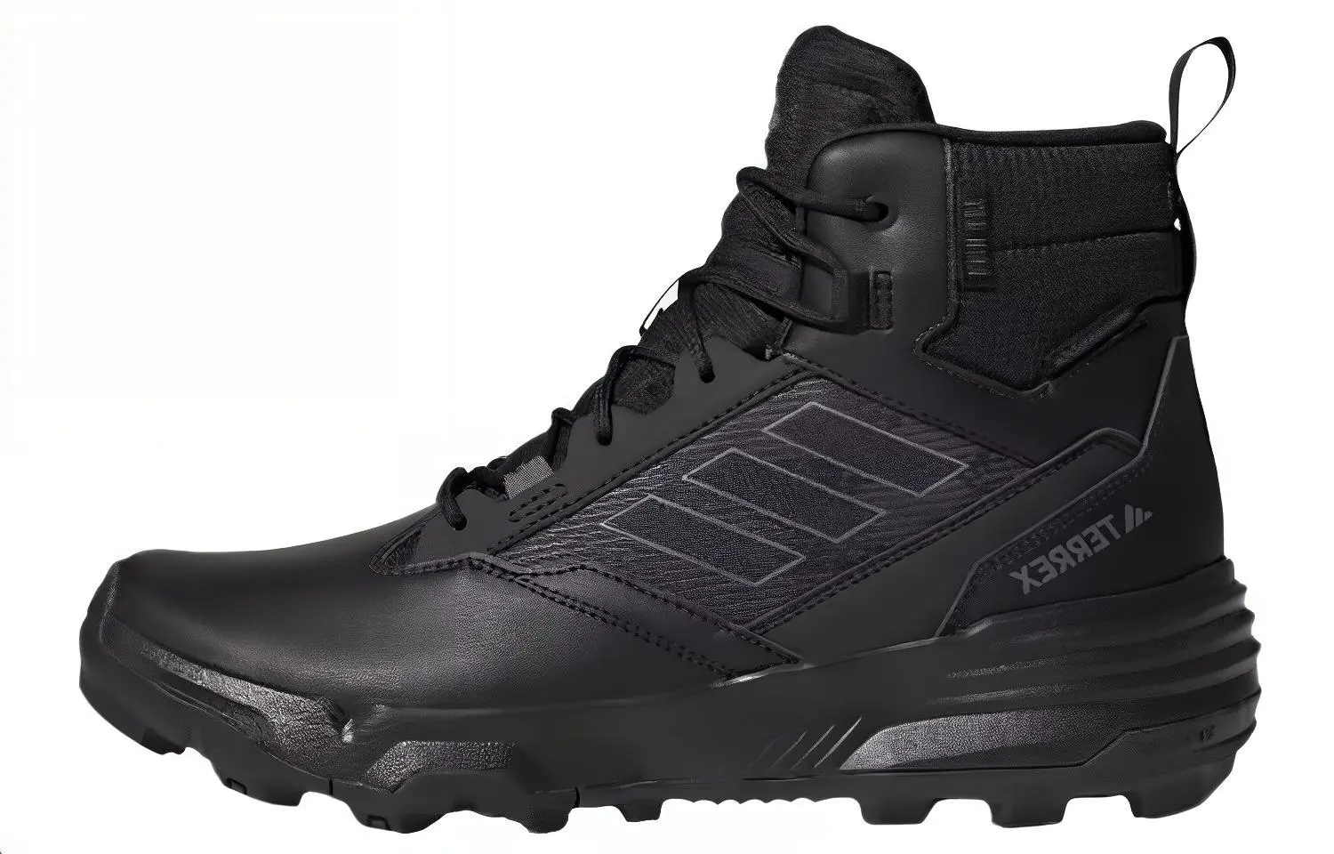 adidas Terrex Unity Leather Mid Rain.RDY Core Black Grey - POIZON