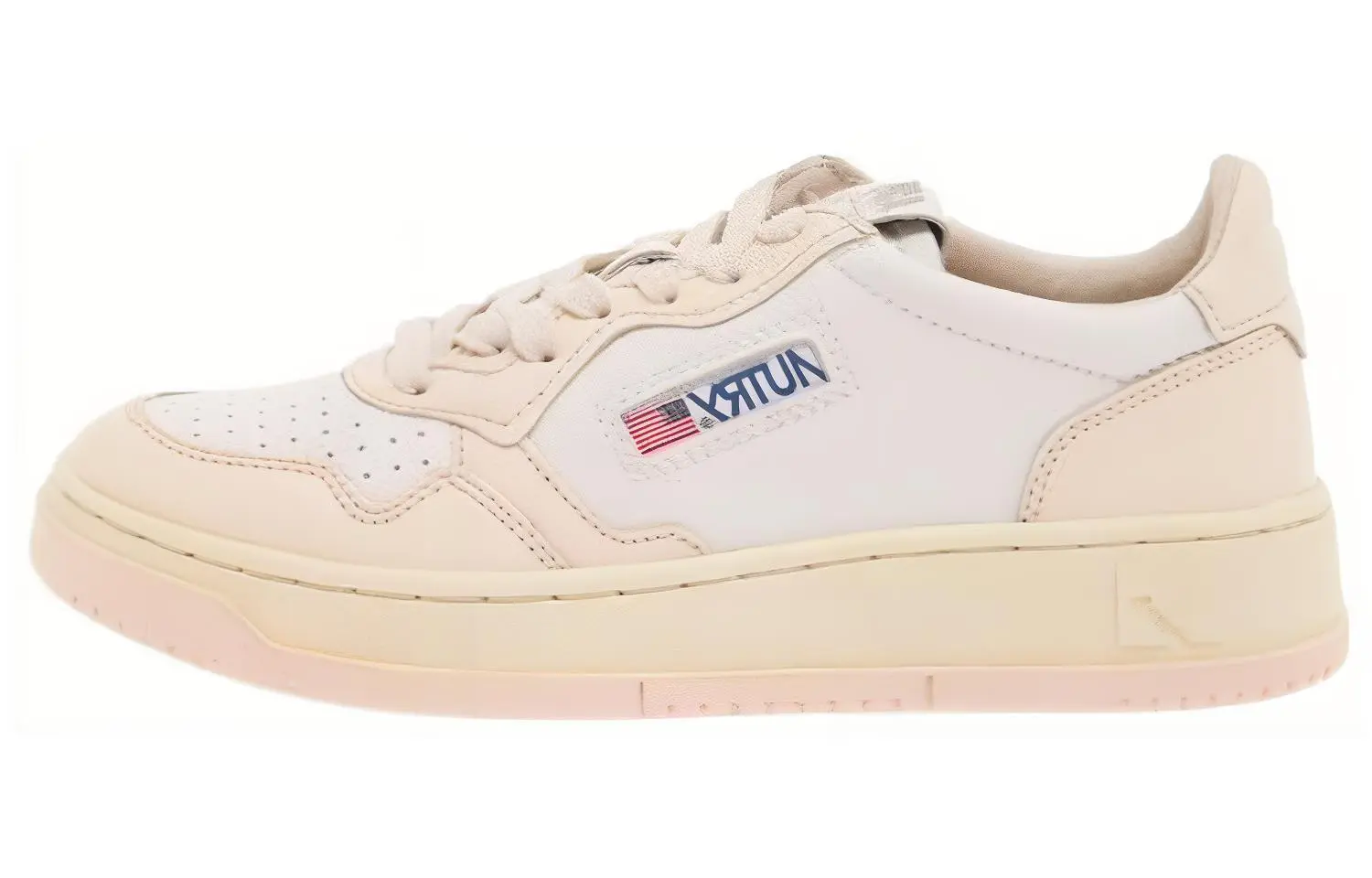 AUTRY Panelled Perforated Leather Sneakers - POIZON