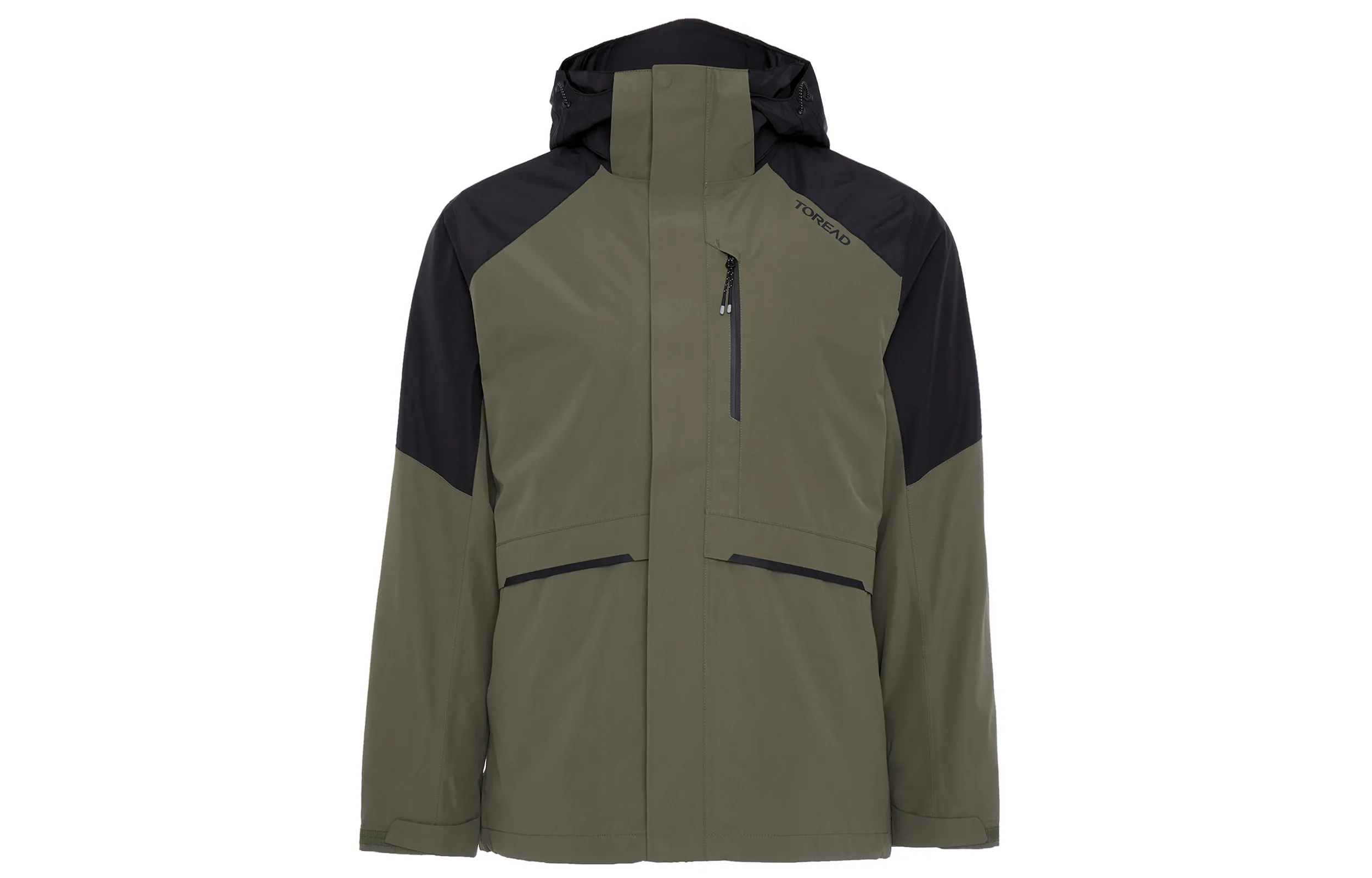 TOREAD Outdoor Jacket Men Army Green Black - POIZON