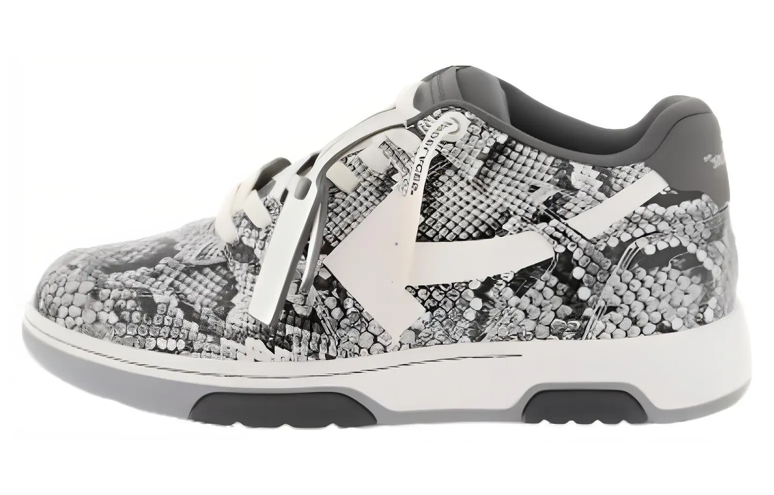 OFF-WHITE Out Of Office Snake-print Sneakers US M 8
