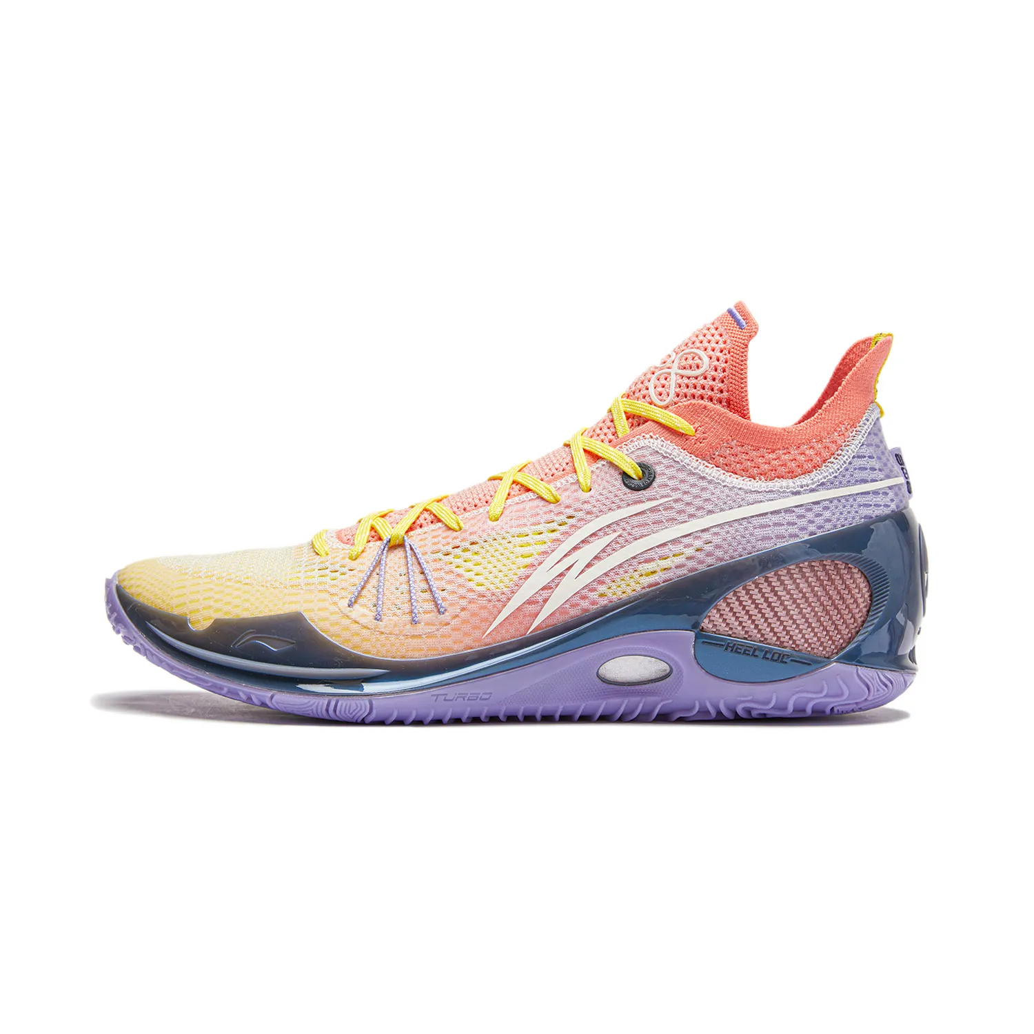 LINING Wade 808 3 Basketball Shoes Men Low-top Yellow/Red Coral/Pink ...