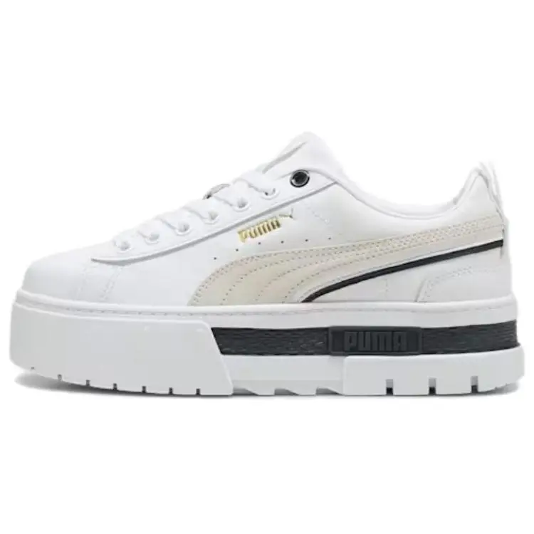 Puma Women's Mayze Classic 'White Black Gold' US W 11