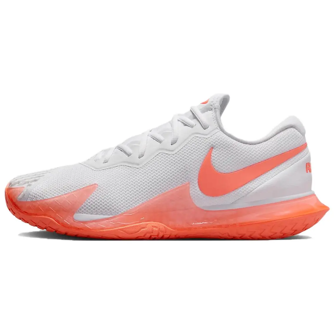 Nike Air Zoom Vapor Cage 4 Rafa White Bright Mango US W 9