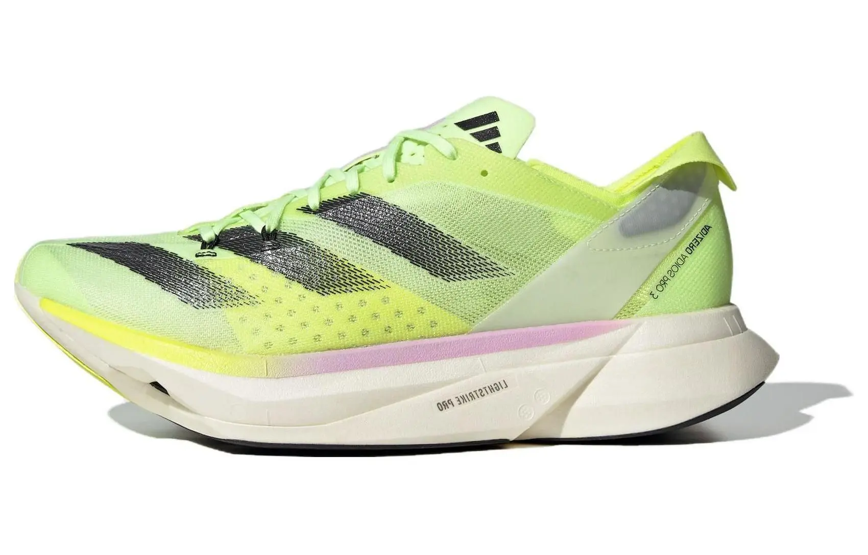 adidas Adizero Adios Pro 3 Neon Green Black Pink - POIZON