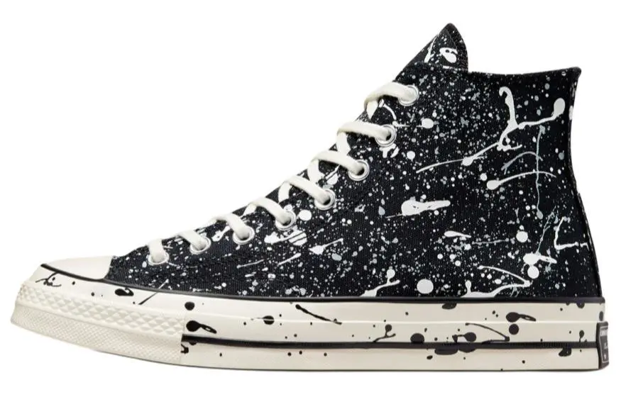 Converse Chuck Taylor All Star 70 Hi Archive Paint Splatter Black White ...