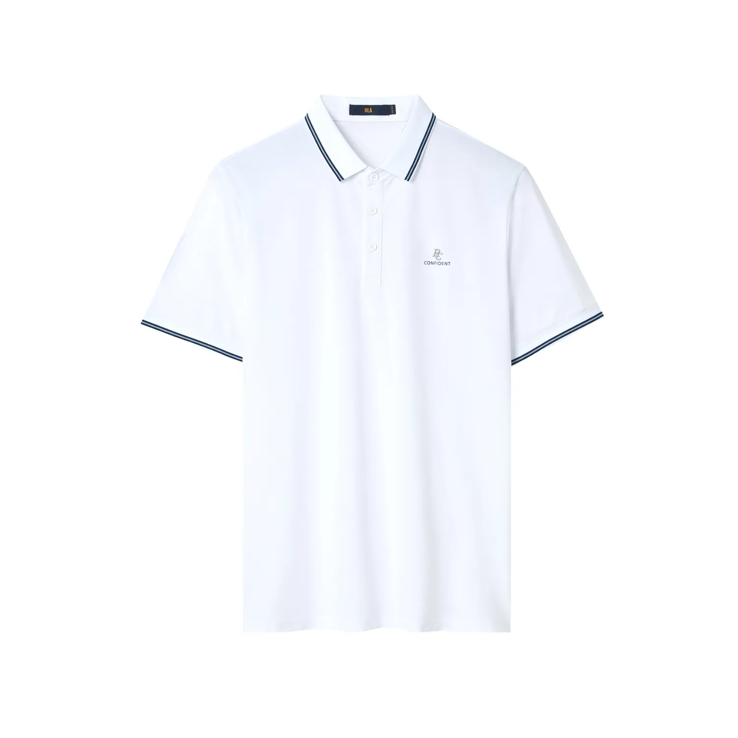HLA Polo Shirts Men Raw White R4 - POIZON