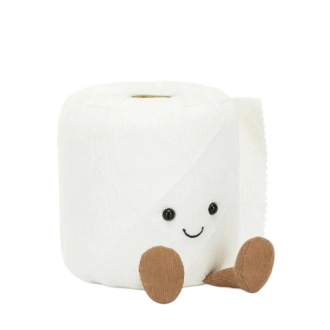 JELLYCAT Amuseables Toilet Roll Plush Toy Toilet Paper Box Not Included ...