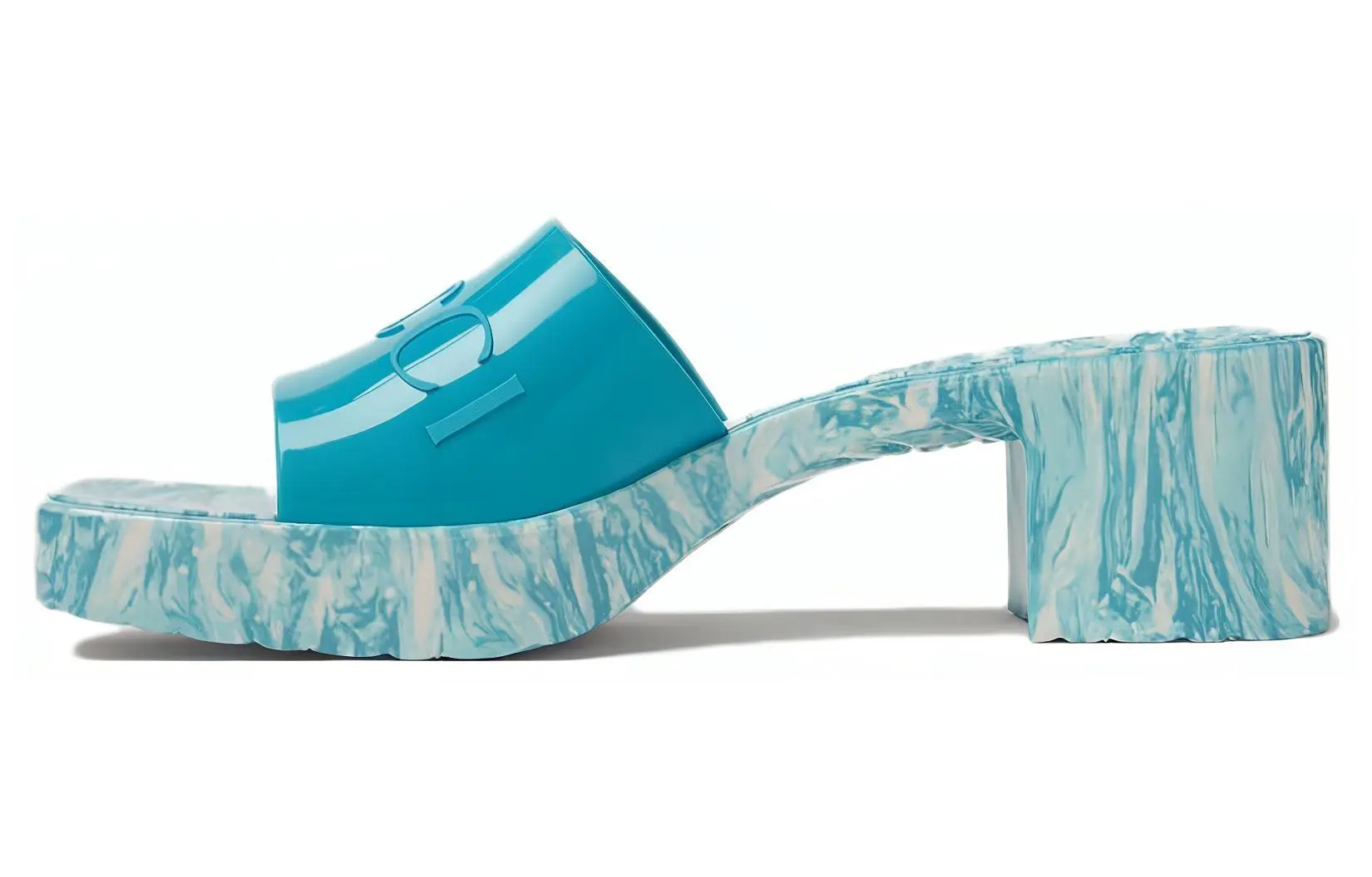 GUCCI Marble Sole Logo-embellished Sandals - POIZON