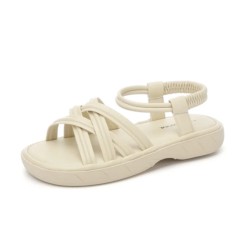 EXULL Q Roman Sandals Women's Brown EU 35 - POIZON