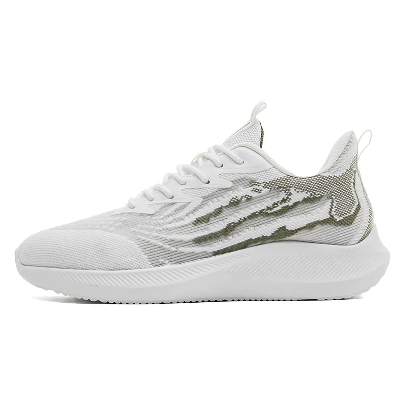 WARRIOR Running Shoes Men Low-Top Gray - POIZON