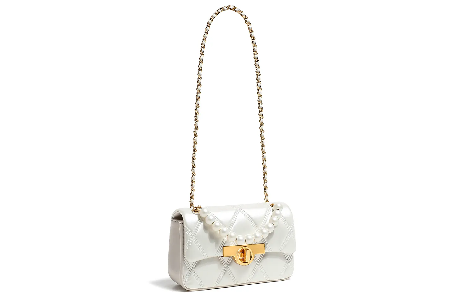 Miss Kung Crossbody Bag Off-white Gift Box Packaging - POIZON