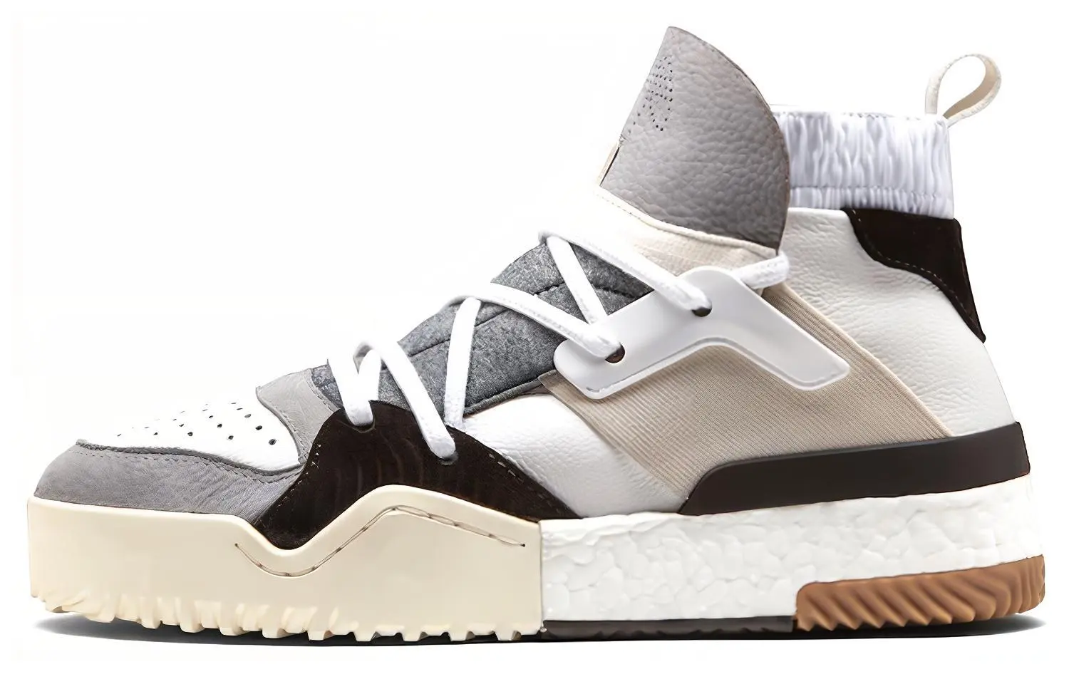 Adidas Originals Aw BBall Alexander Wang Grey Cream - POIZON