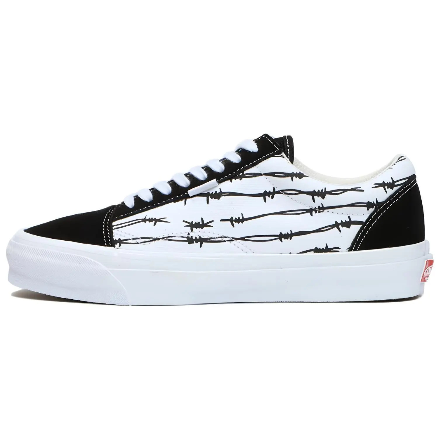 Vans Vault UA Old Skool NS OG LX Barbed Wire White - POIZON