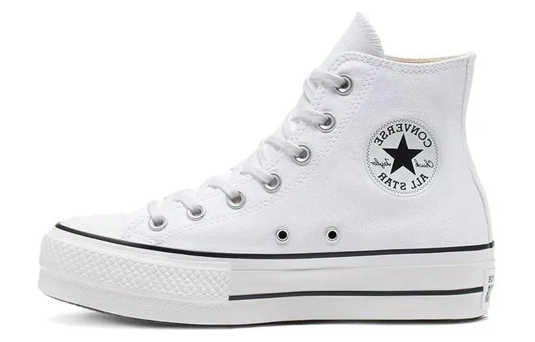 Chuck Taylor All Star Converse Platform High 'White' Women's - POIZON