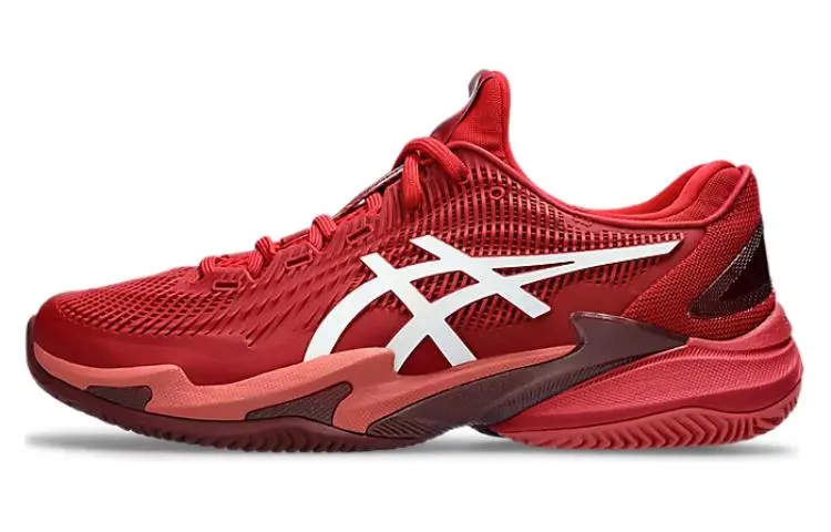 Asics Court FF 3 Novak Clay 'Cranberry' - POIZON