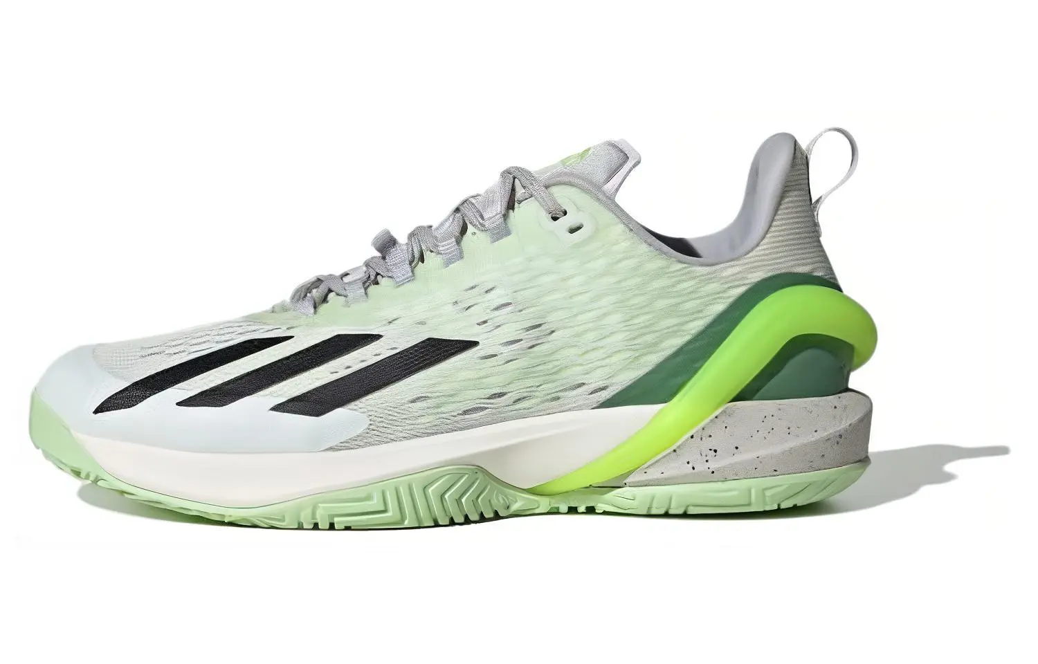 adidas Adizero Cybersonic Crystal Jade Core Black Lucid Lemon - POIZON