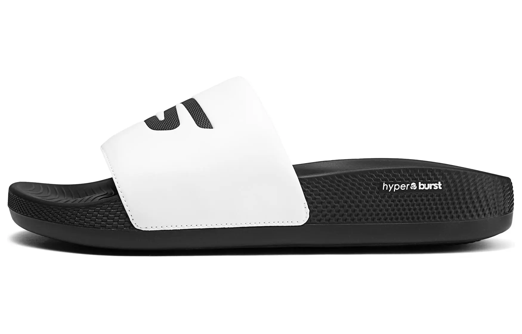 Skechers Hyper Slide Slide Slippers Men White/Black - POIZON