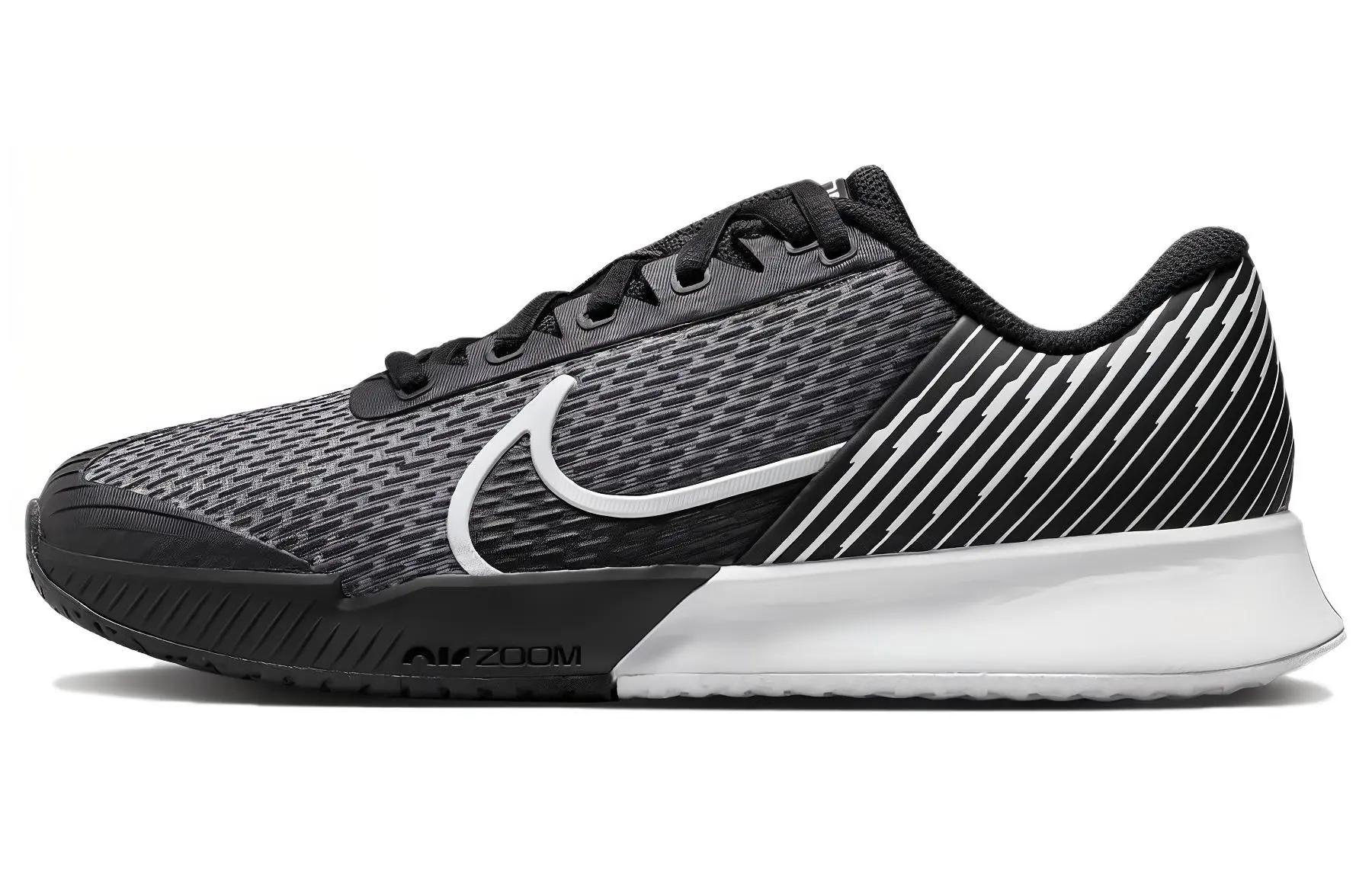 Nike Women's NikeCourt Air Zoom Vapor Pro 2 HC Wide 'Black White' - POIZON