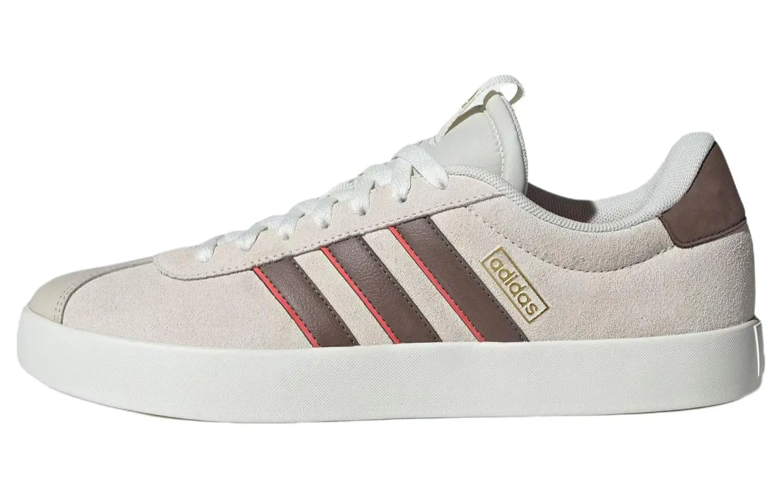 Adidas Vl Court 3.0 Off White Earth Strata Gold Metallic - POIZON