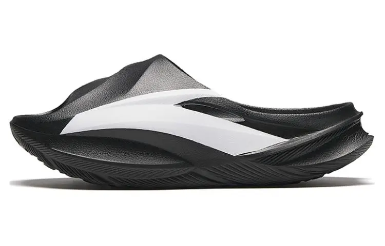 Anta Life Collection Abrasion Resistant Slide Slippers Men's Black ...