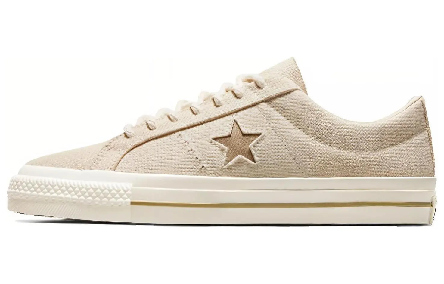Converse One Star Pro 'Beige White' - POIZON