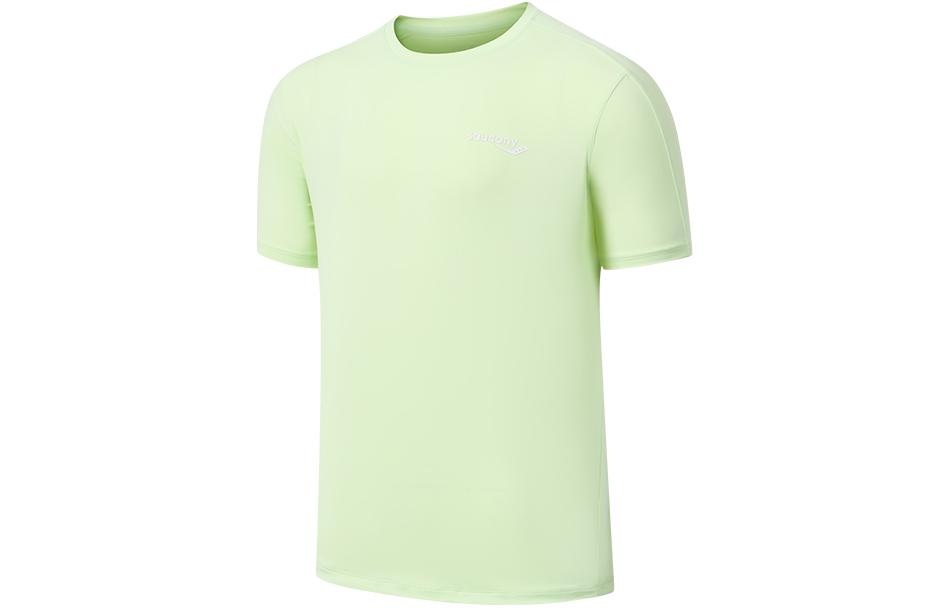 Saucony T Shirts Men Custard Green Cheap Rcj Jordan Outlet