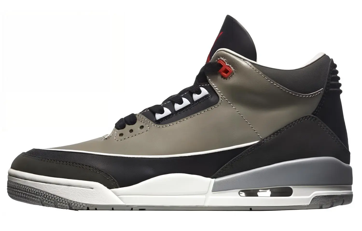 JORDAN Air JORDAN 3 Vintage Basketball Shoes Men Mid-Top Gray - POIZON
