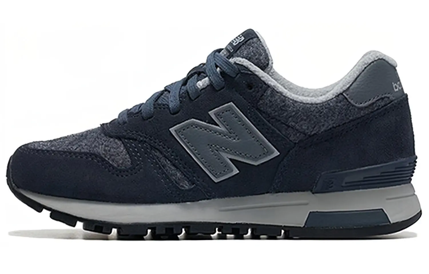 New Balance NB 565 Running Shoes Unisex Low-top Navy Blue - POIZON