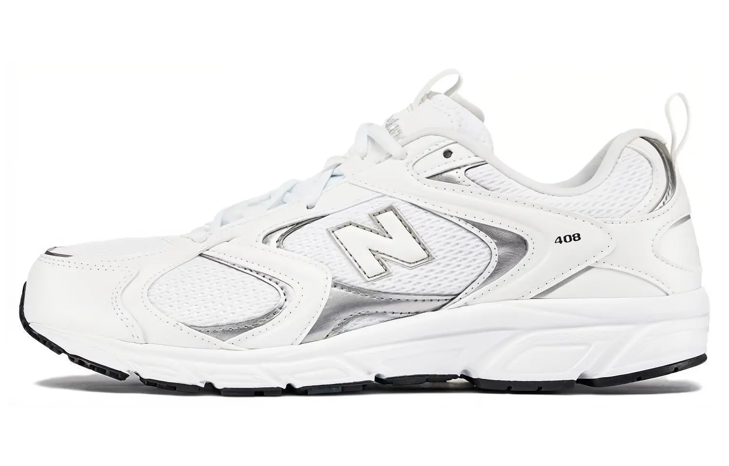 New Balance 408 White Silver - POIZON