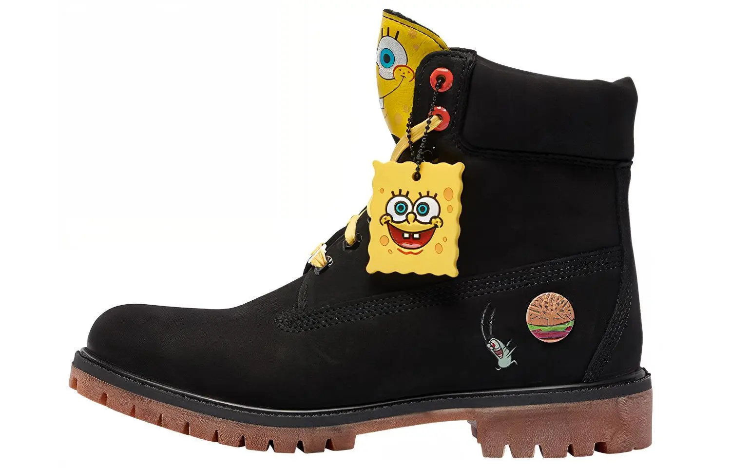 Timberland 6' Boot Spongebob Black - POIZON