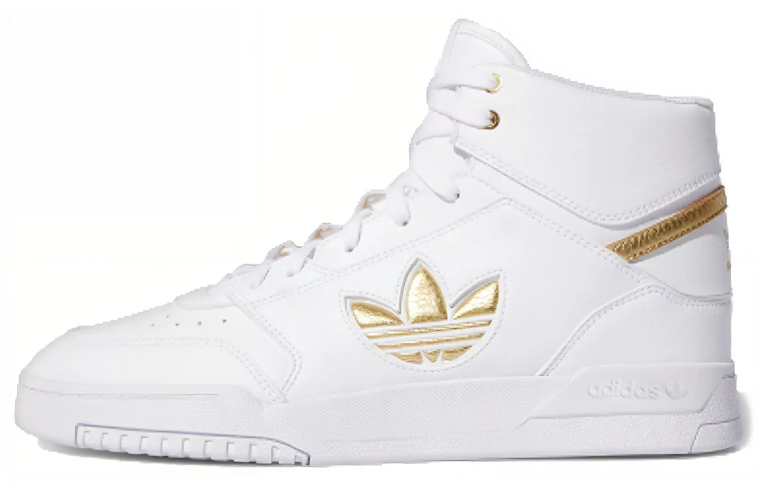 Adidas originals Drop Step White Gold Metallic - POIZON