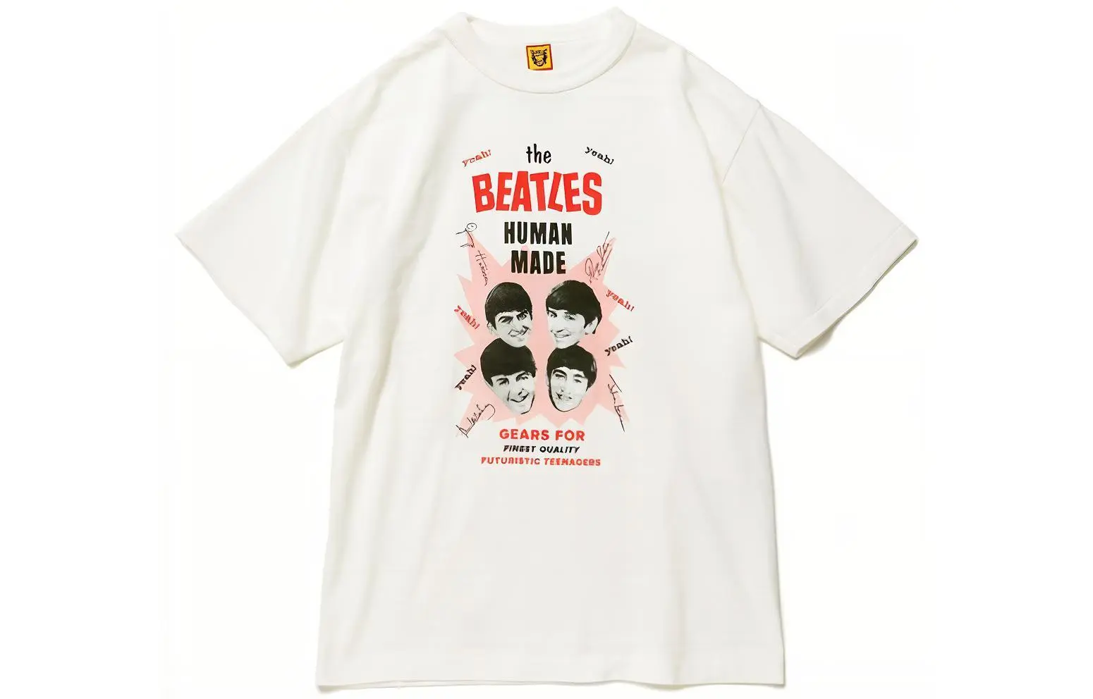 HUMAN MADE T-Shirt Beatles White Unisex - POIZON