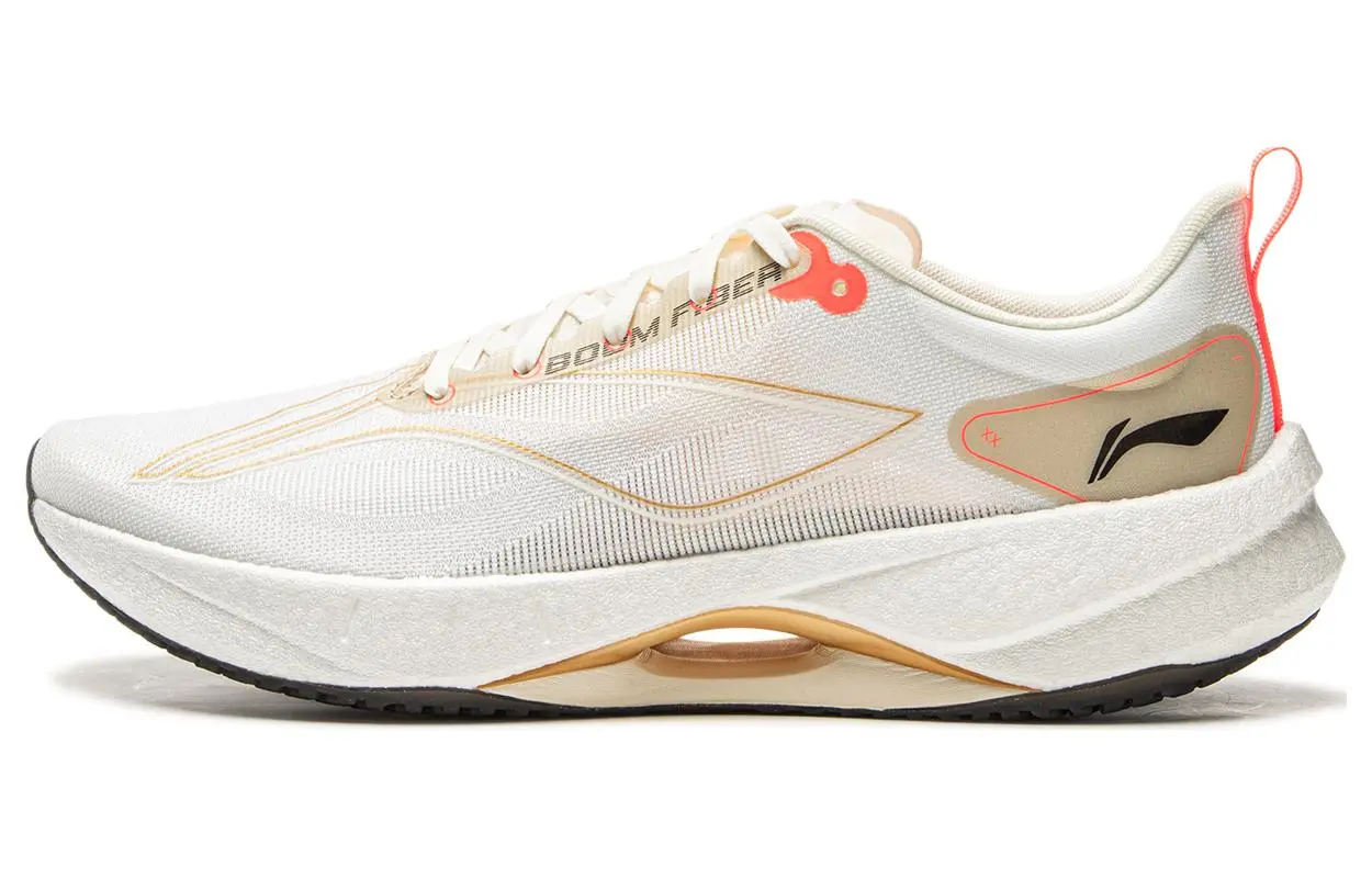 LINING Super Light 21 Running Shoes Men Low-Top Standard White/Apricot ...