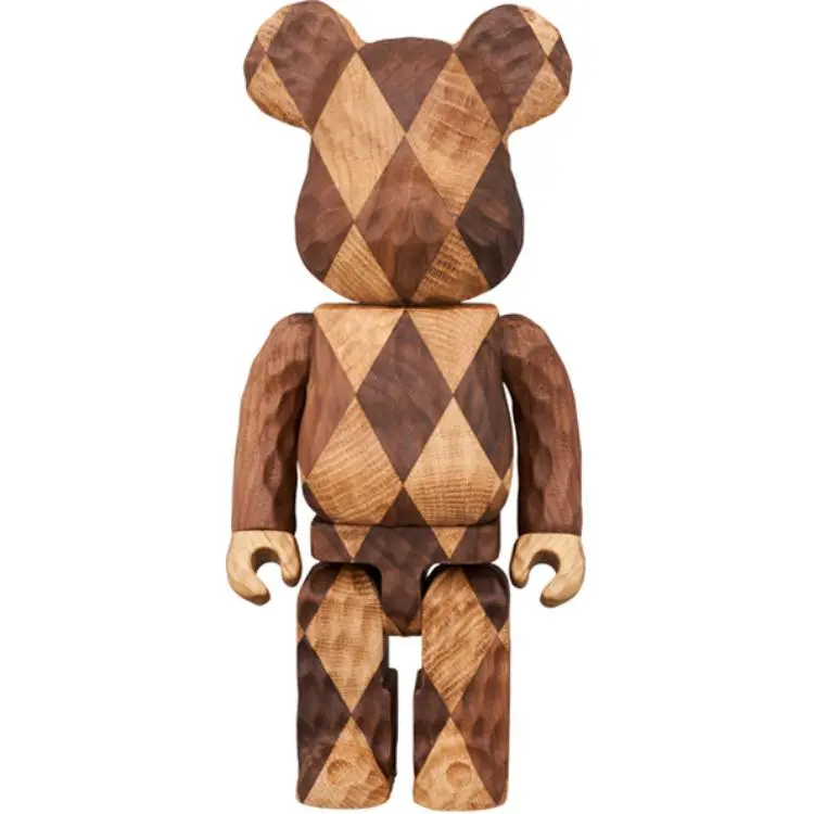 Bearbrick Karimoku Fragmentdesign Carved Wooden-Lattice Pattern 400% ...