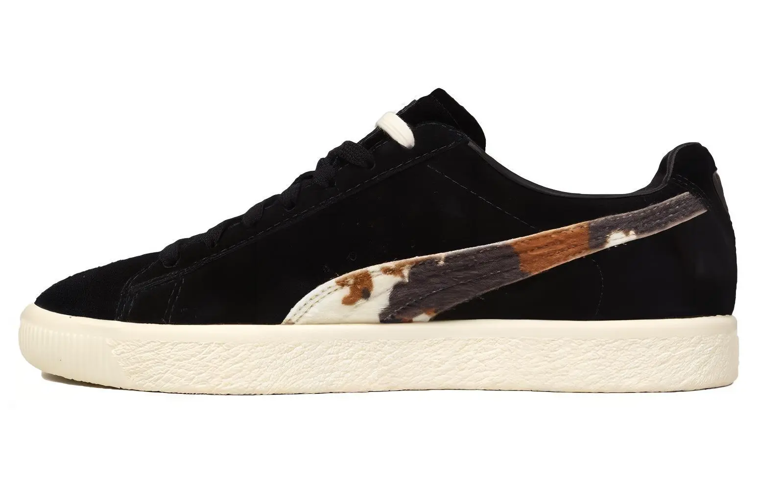 PUMA Clyde Packer Shoes Cow Suit Black - POIZON