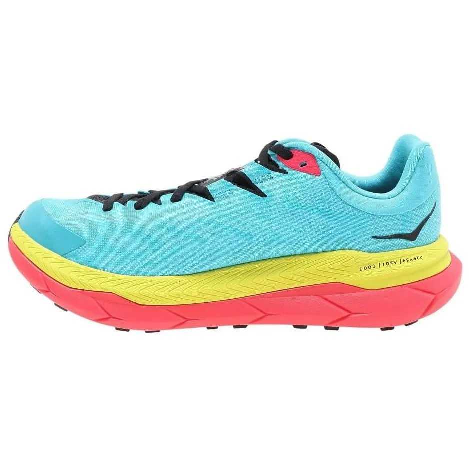 HOKA ONE ONE Tecton X Running Shoes Unisex Low-Top Blue Yellow - POIZON