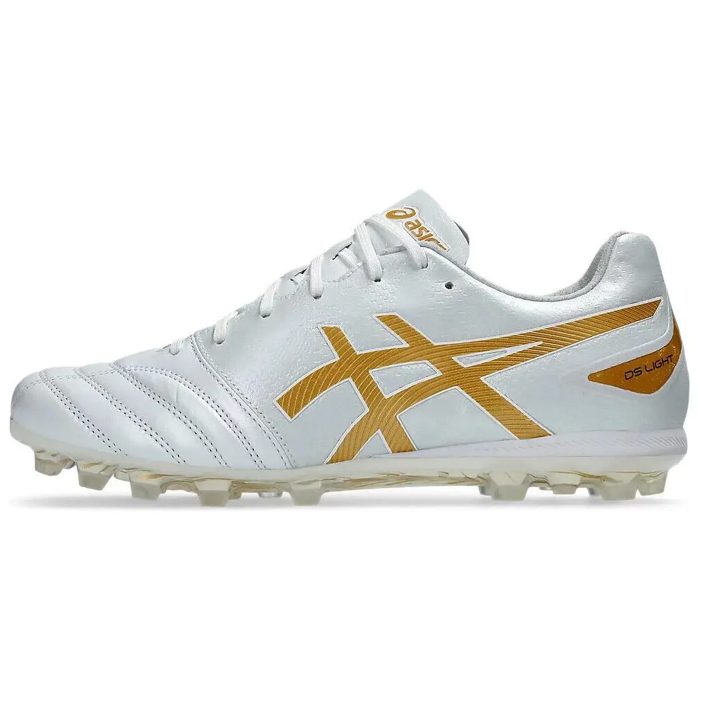 Asics DS LIGHT PRO Football Shoes Unisex Low-top Silver/Gold - POIZON