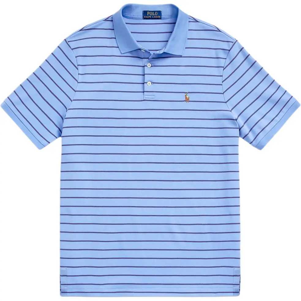 Polo Ralph Lauren Polo Shirt Men Bright Blue - POIZON
