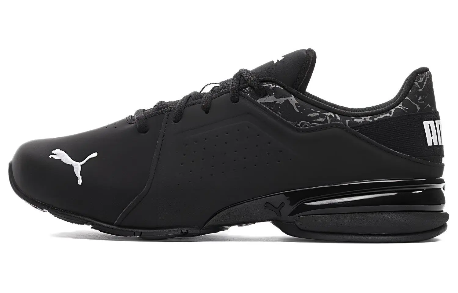 PUMA Viz Runner Running Shoes Men Low-top Black - POIZON