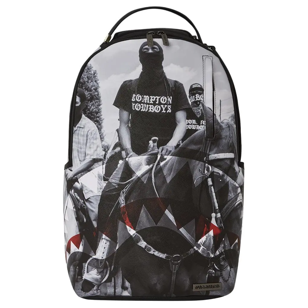 SPRAYGROUND Backpack Black Gray - POIZON
