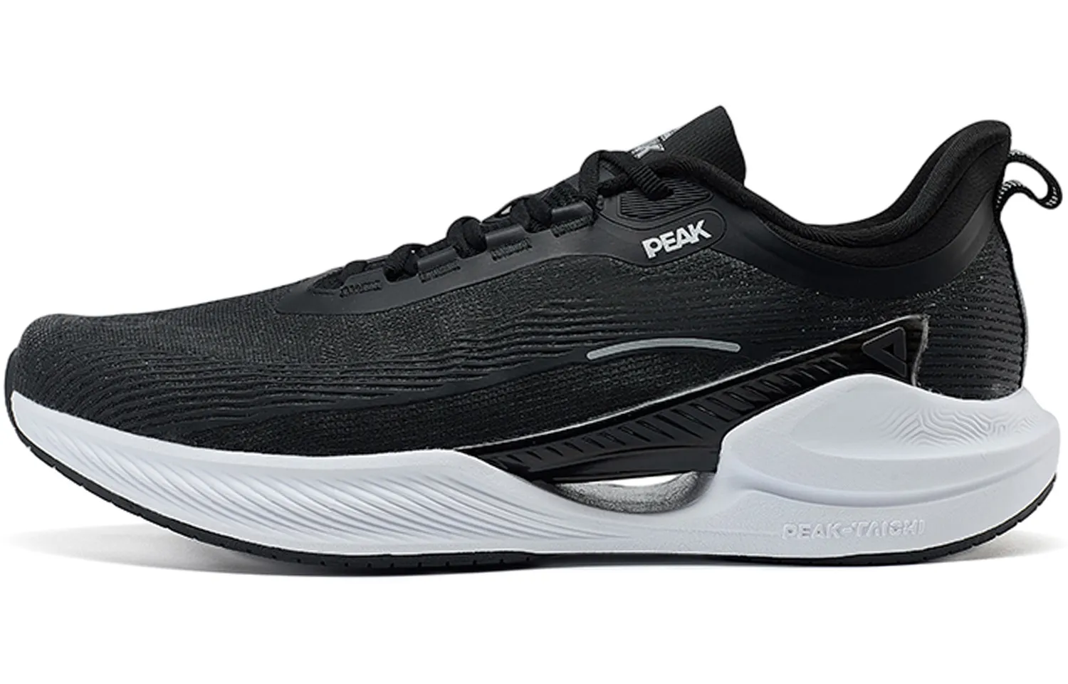 PEAK Running Shoes Women's Low-top Black/White - POIZON