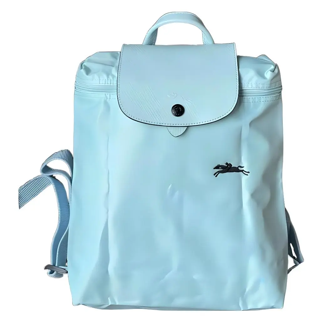 LONGCHAMP Le Pliage Club Backpacks Powder Blue - POIZON