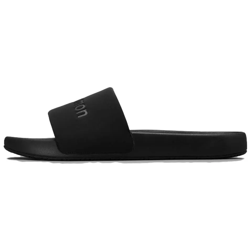 Lululemon Restfeel Slide Slide Slippers Men Black - POIZON