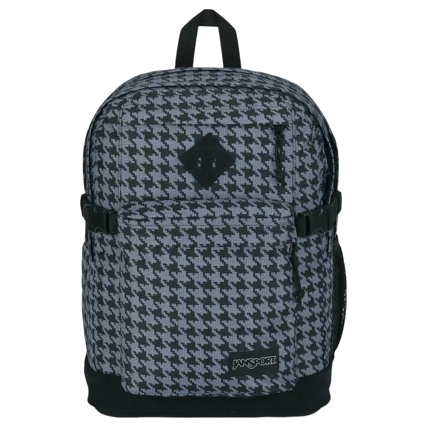 JanSport Backpacks Houndstooth Black/White - POIZON